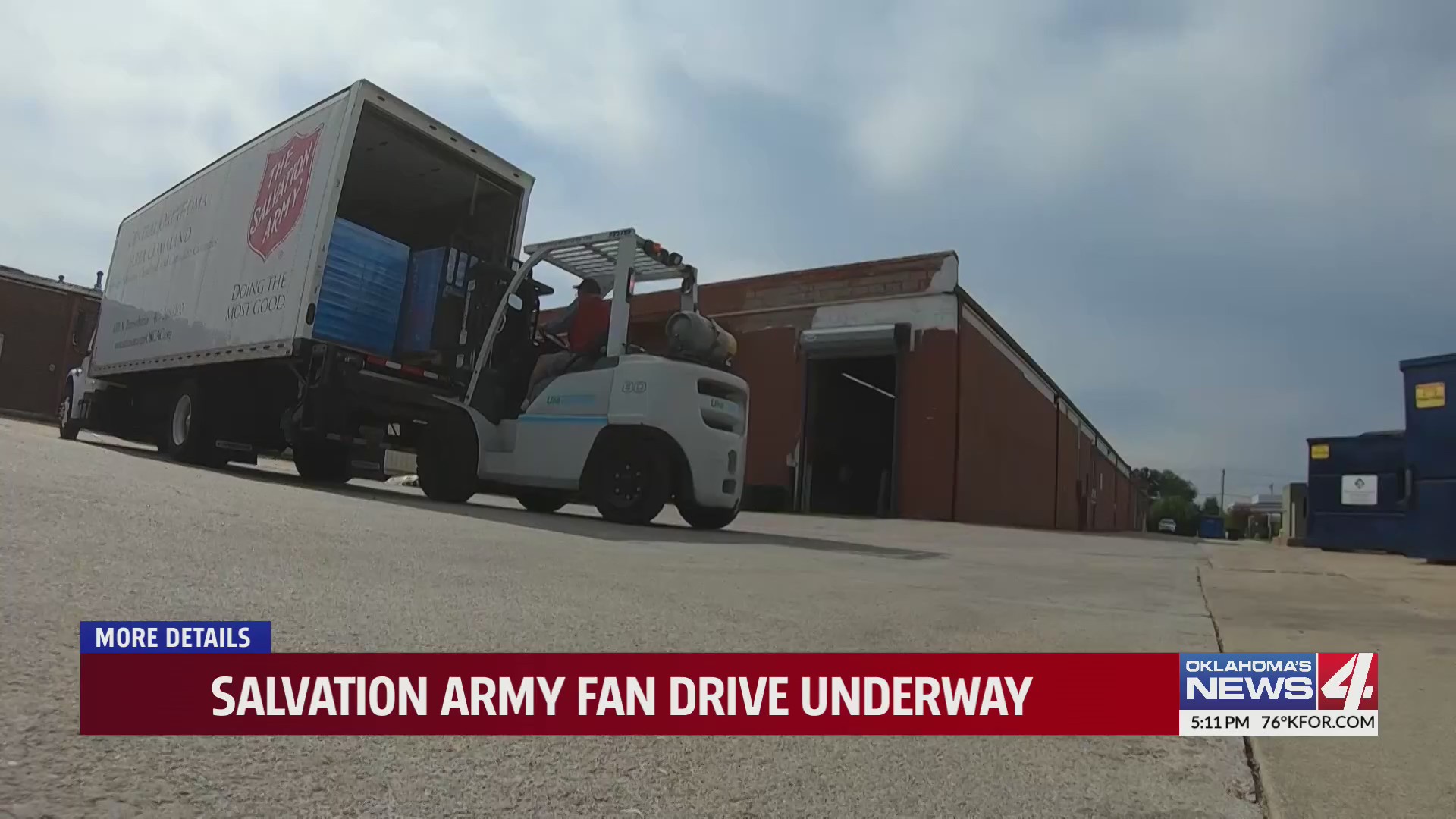 Salvation Army fan drive underway – KFOR.com Oklahoma City