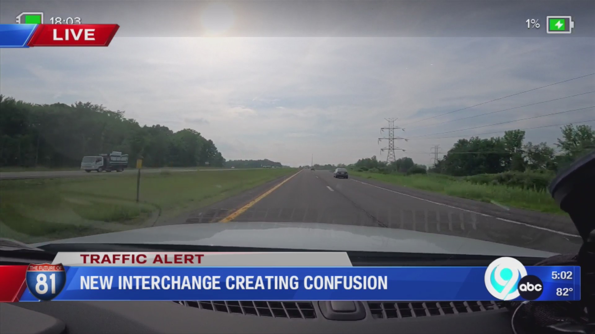 Signs creating confusion near new fly over ramp on 481 – WSYR