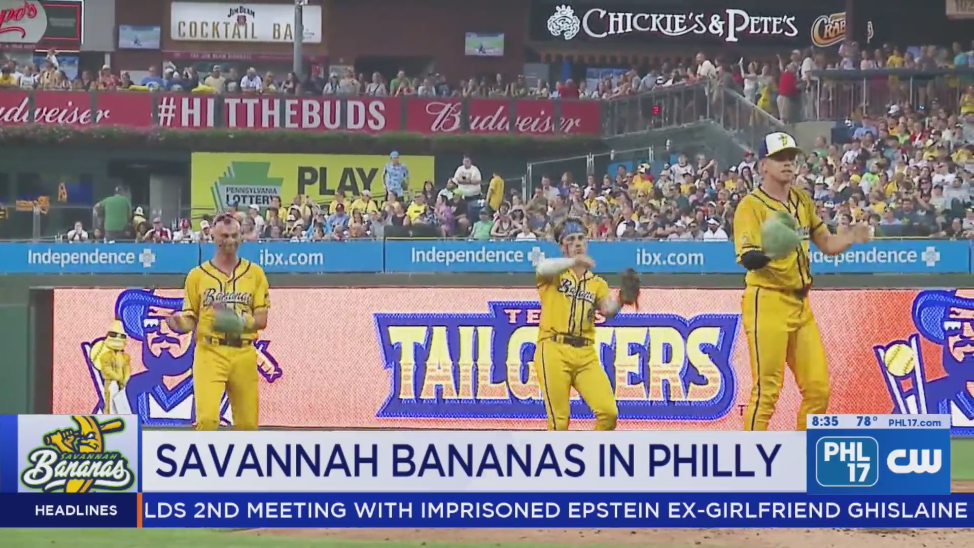 Savannah Bananas take over Citizens Bank Park for a weekend full of ...