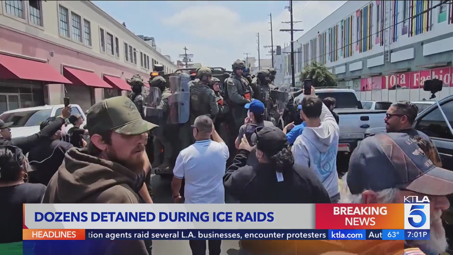 Dozens detained during Los Angeles ICE raids – KTLA