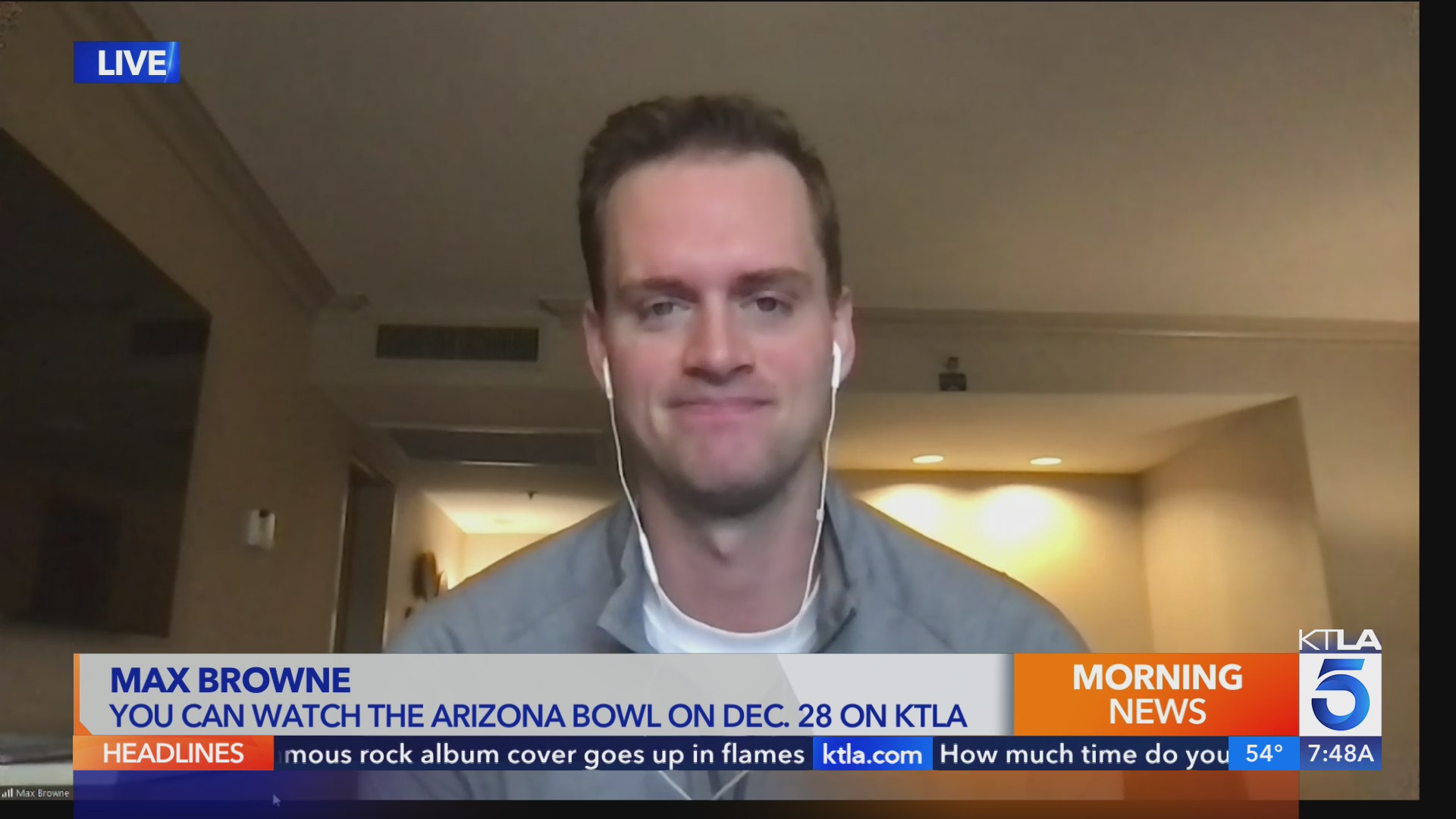 Max Browne breaks down Arizona Bowl – KTLA