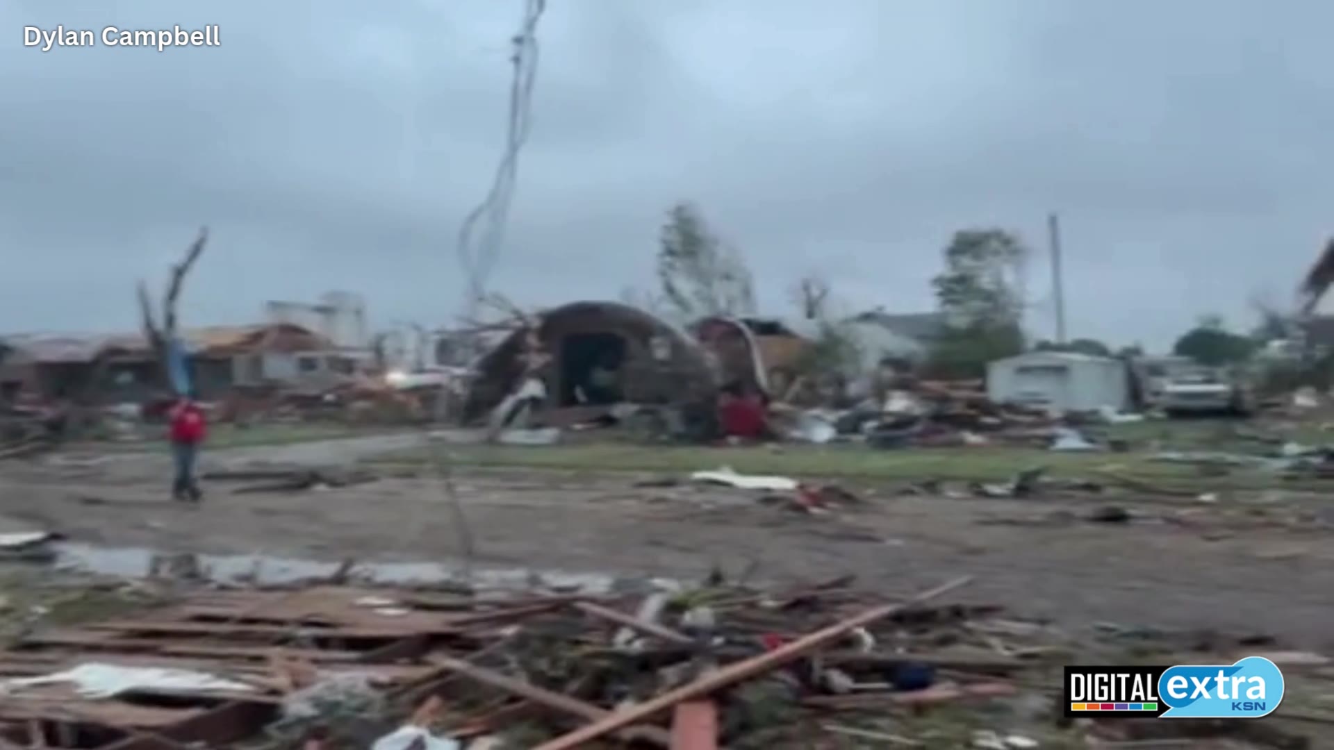 Tornado causes damage in Grinnell on May 18, 2025 – KSN-TV