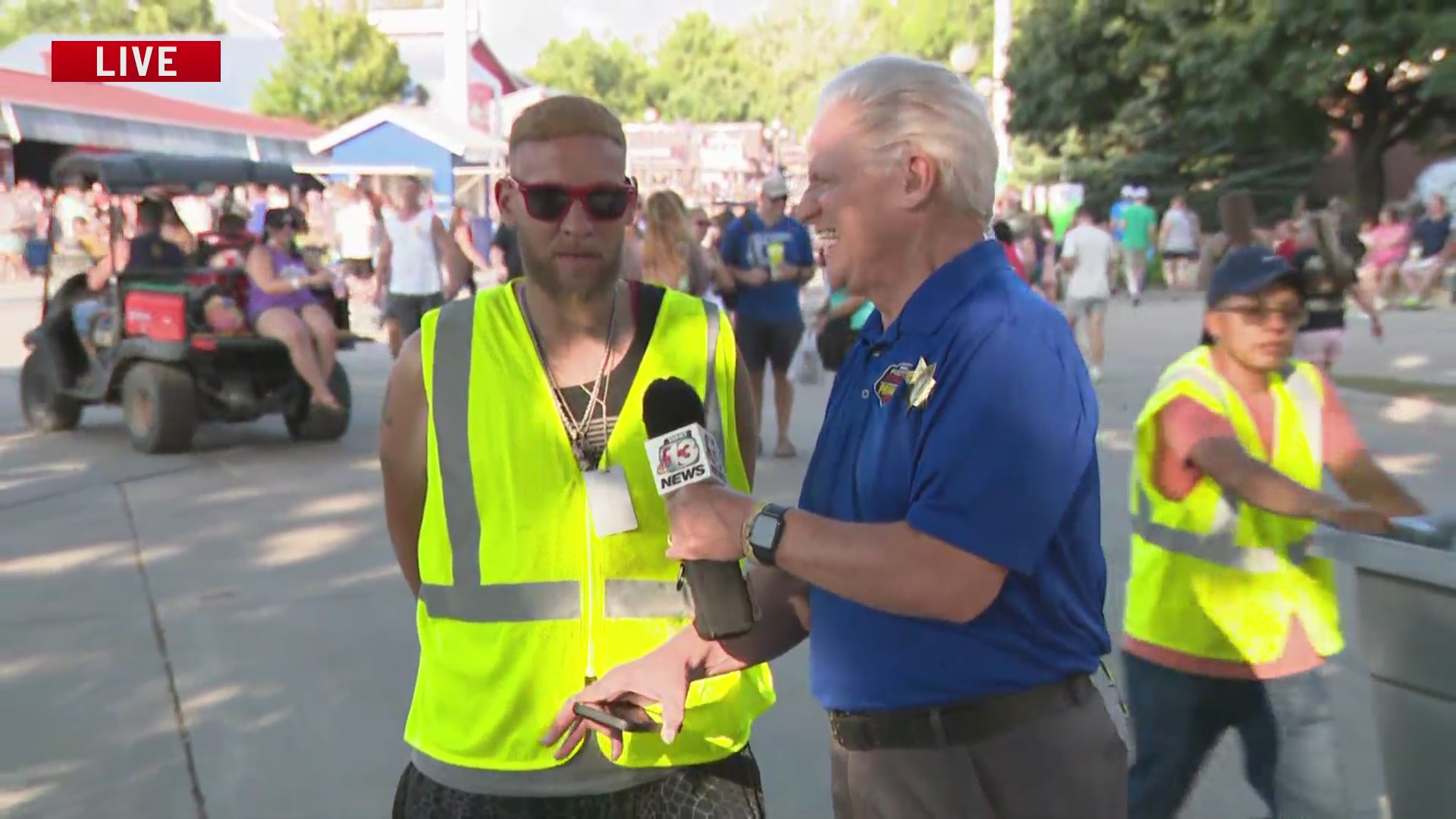 Ed Wilson live at the Iowa State Fair talking with amazing clean-up ...