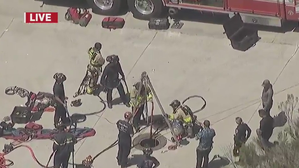 Fire crews work to rescue person from Poway storm drain – FOX 5 San ...