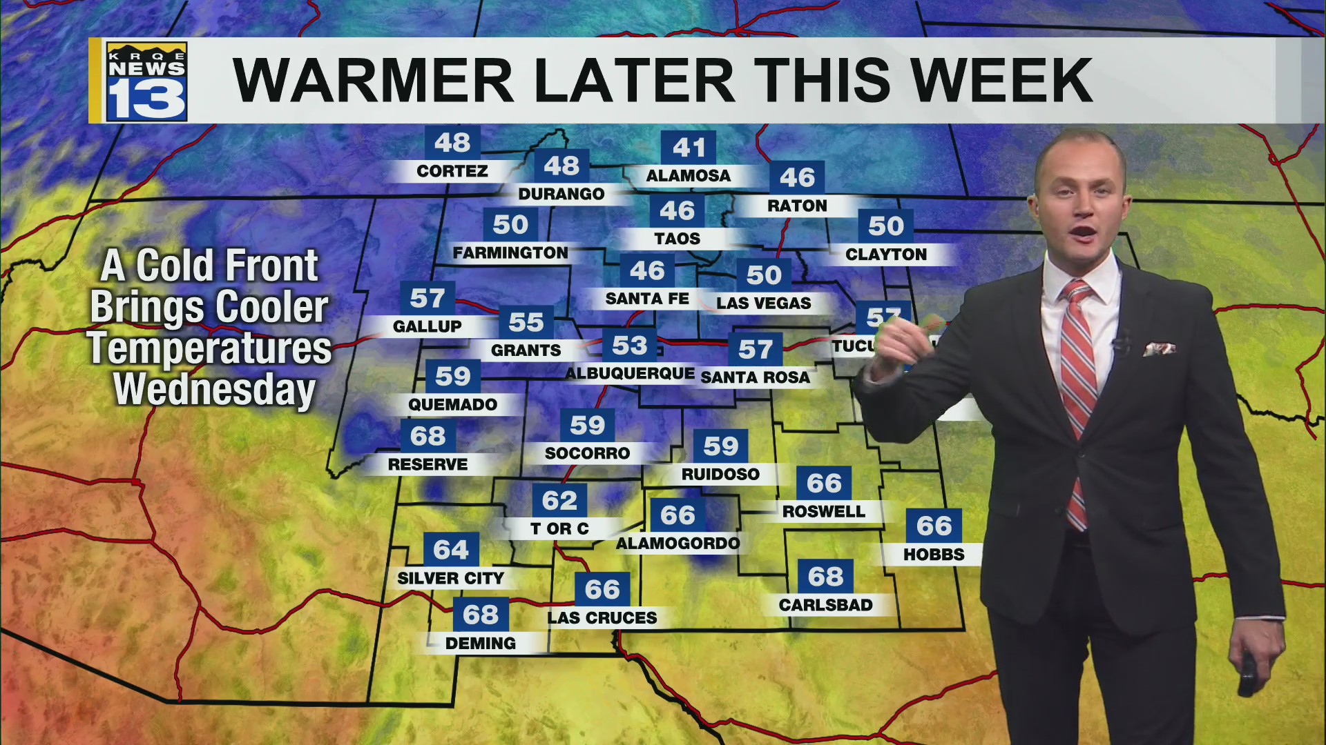 Cooler air arrives for Wednesday – KRQE NEWS 13 – Breaking News ...