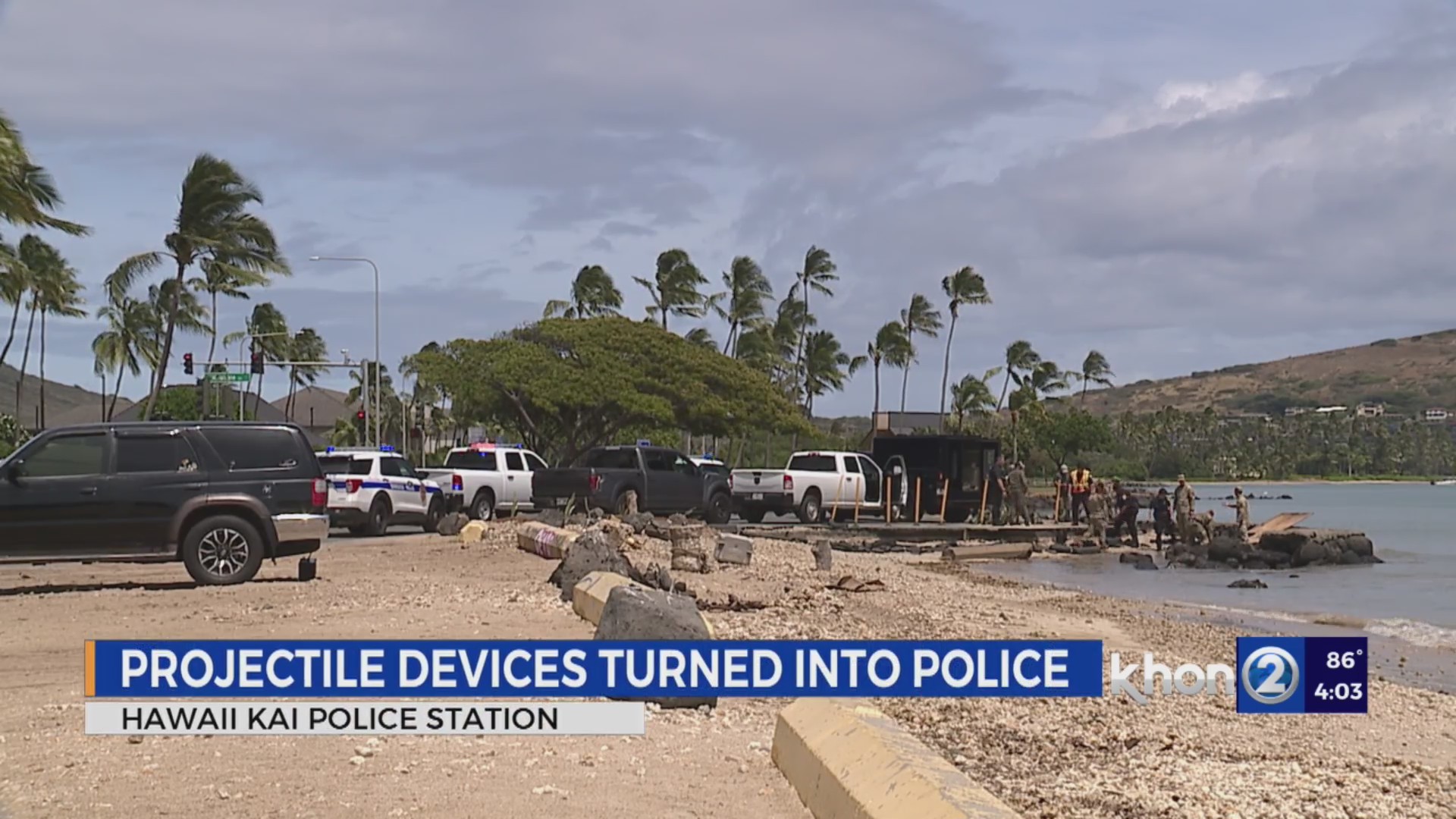 HPD, military personnel defuse projectile devices in Hawaii Kai – KHON2