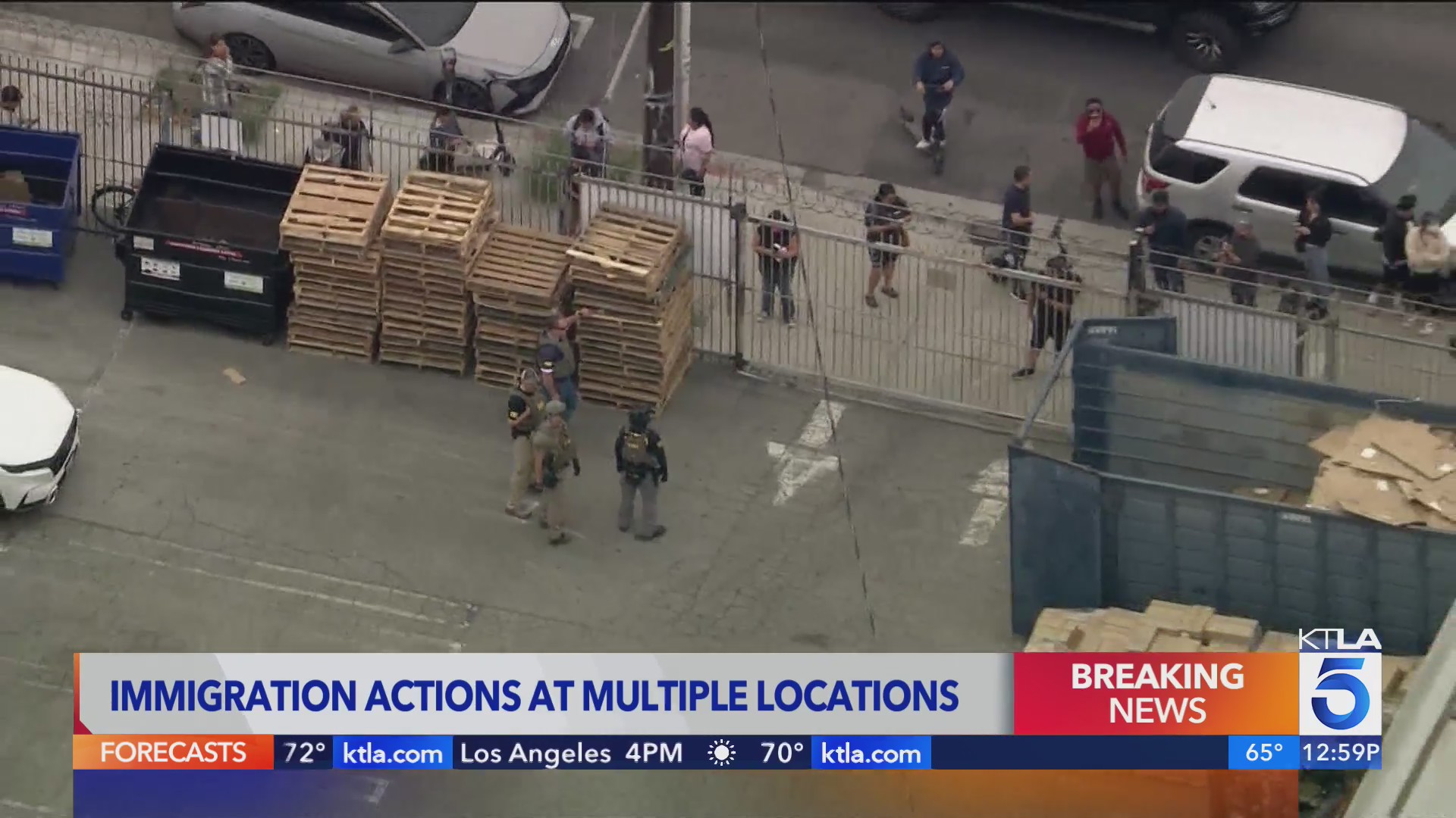 Federal agents raid Home Depot in Westlake District, 2 DTLA spots – KTLA