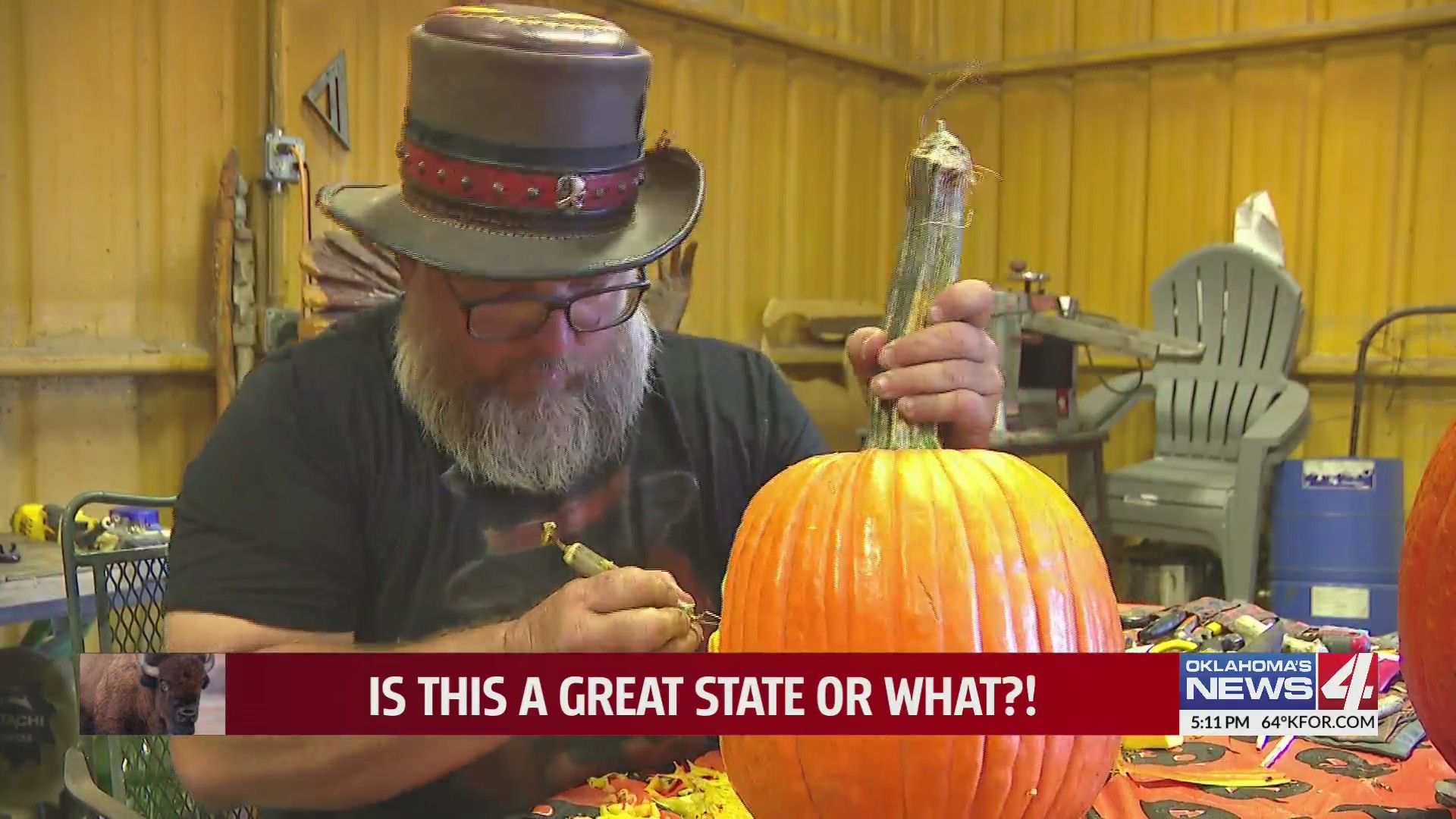 This Stonewall, OK carver is very busy every October – KFOR.com ...