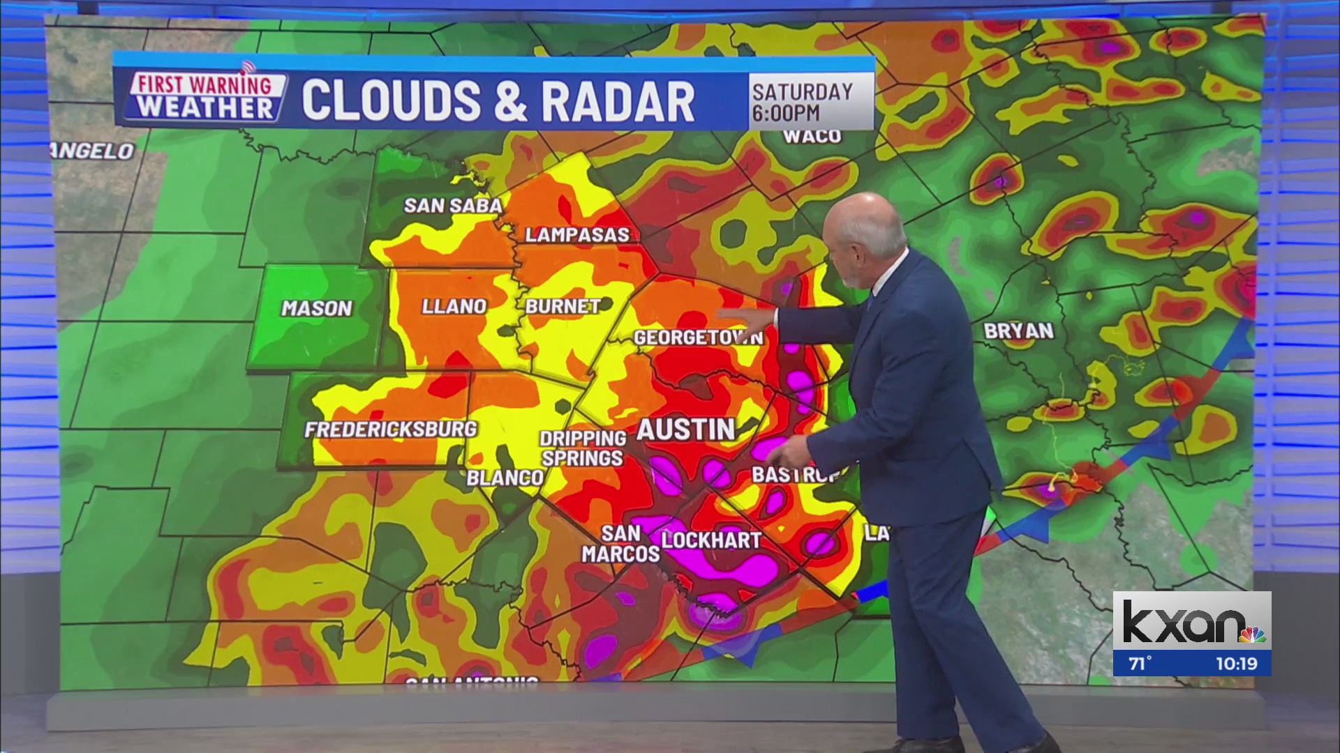 First Warning Weather with Jim Spencer – KXAN Austin