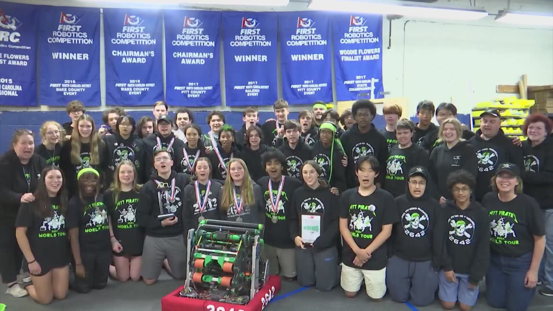 Pitt County robotics team reaches national semifinal, receives big ...