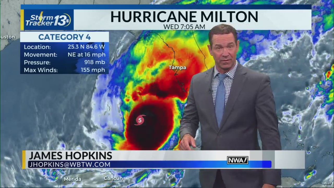 Milton forecast to hit Florida as major hurricane – WBTW