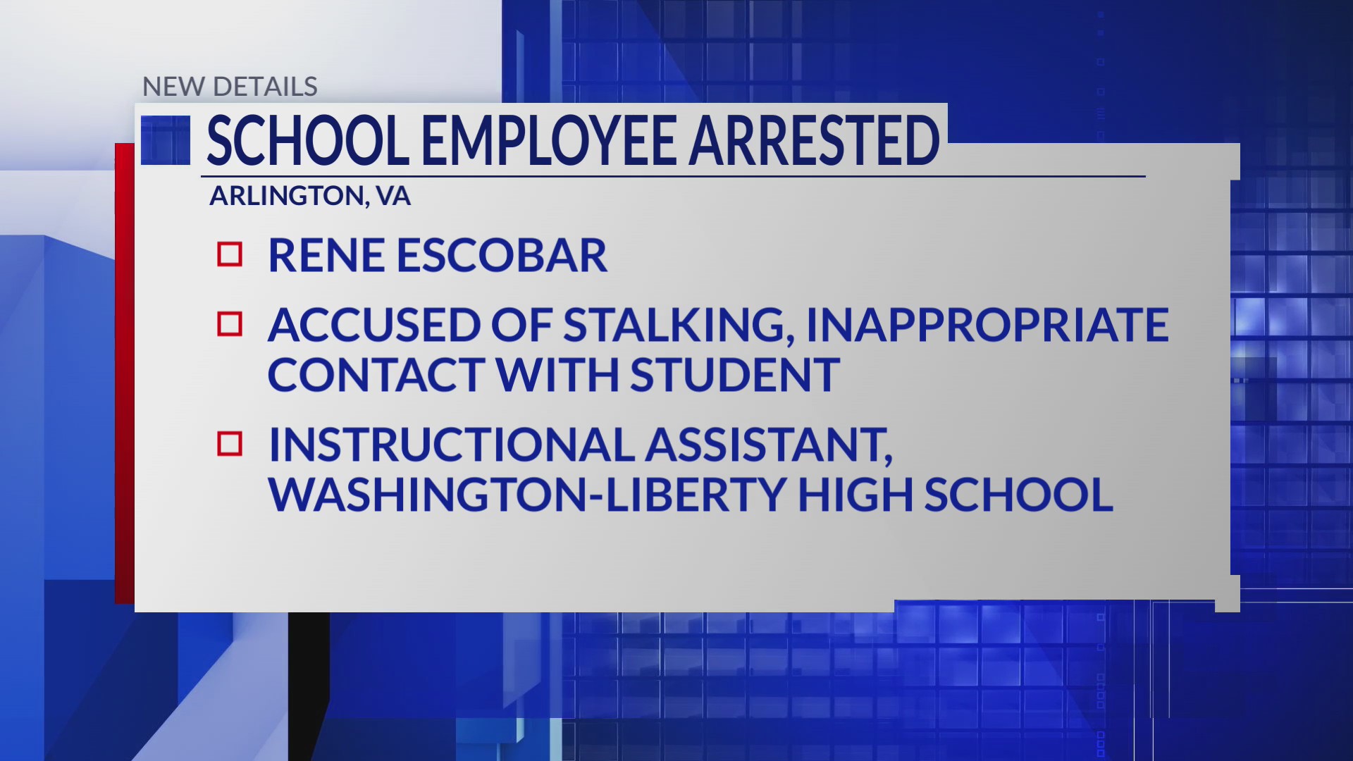 Arlington school employee accused of stalking, having inappropriate ...
