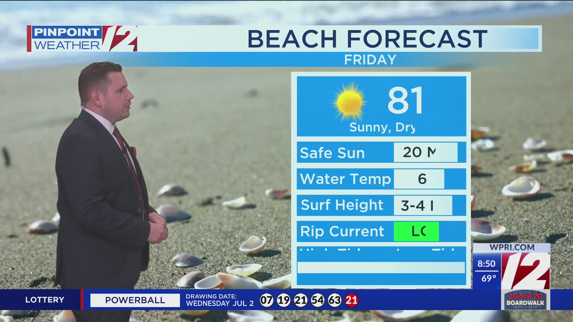 WPRI 12 Weather Now 7/4/25: Sunny, Warm, Low Humidity Today – WPRI.com