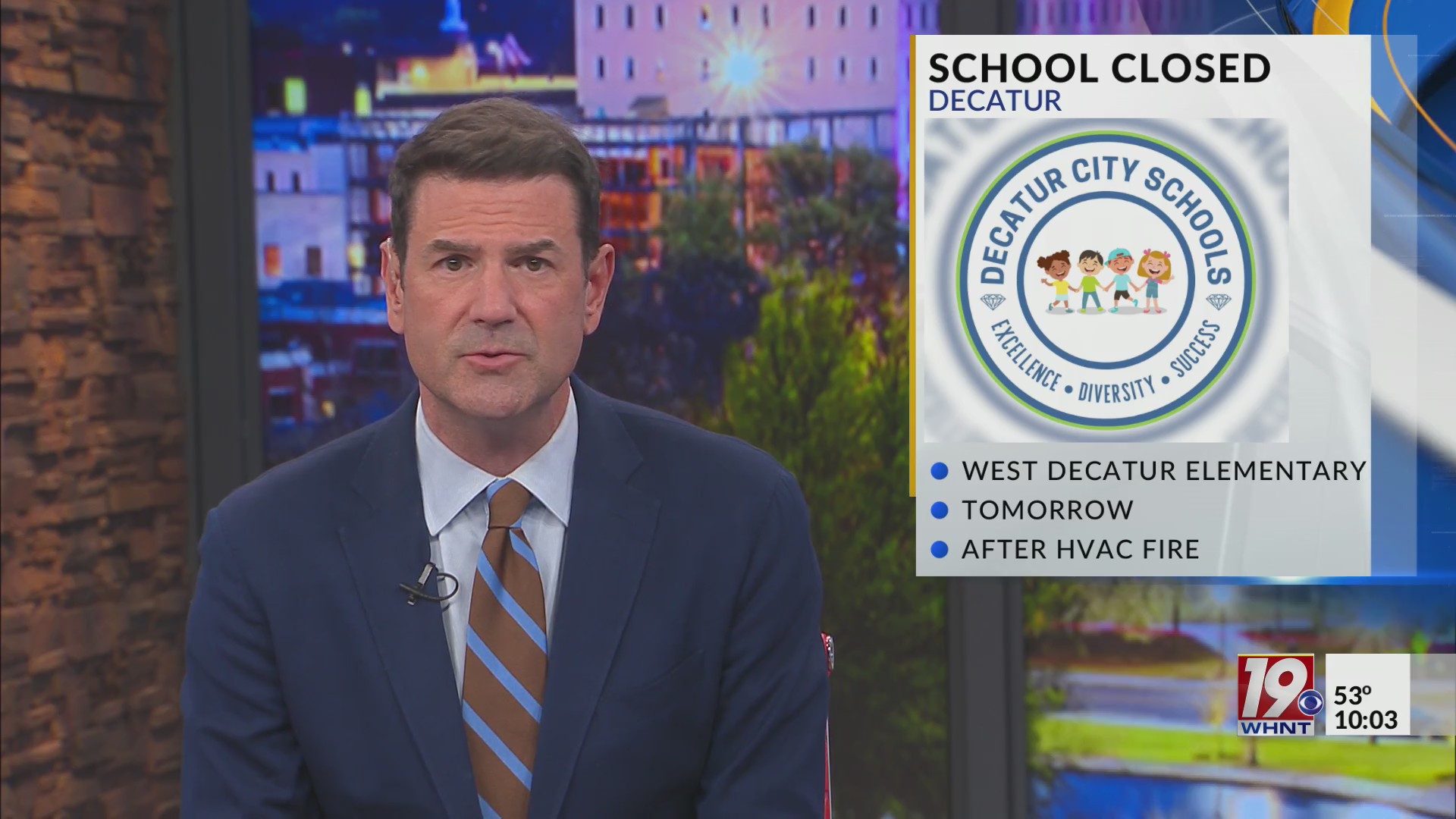 Decatur City School Closed | Oct. 22, 2025 | News 19 at 10 p.m. – WHNT.com