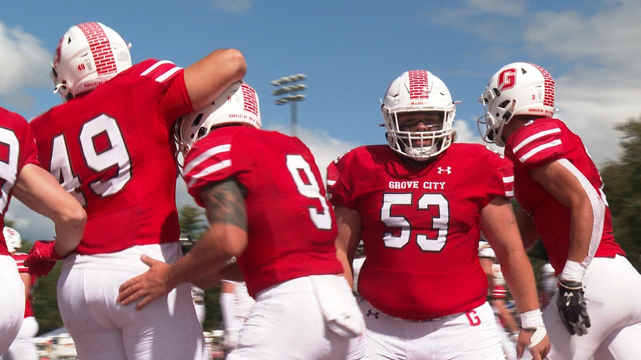 Grove City College Wolverines Football shutouts Geneva in season opener ...