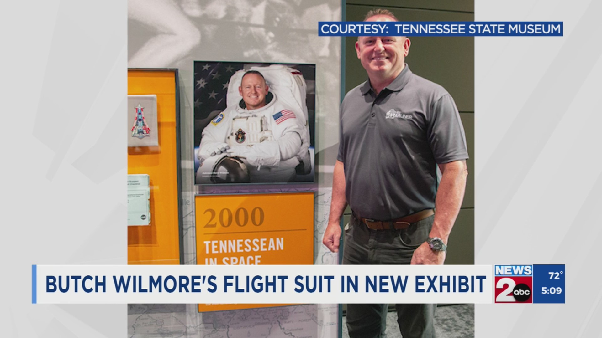 Astronaut Barry ‘Butch’ Wilmore’s flight suit in new exhibit – WKRN News 2