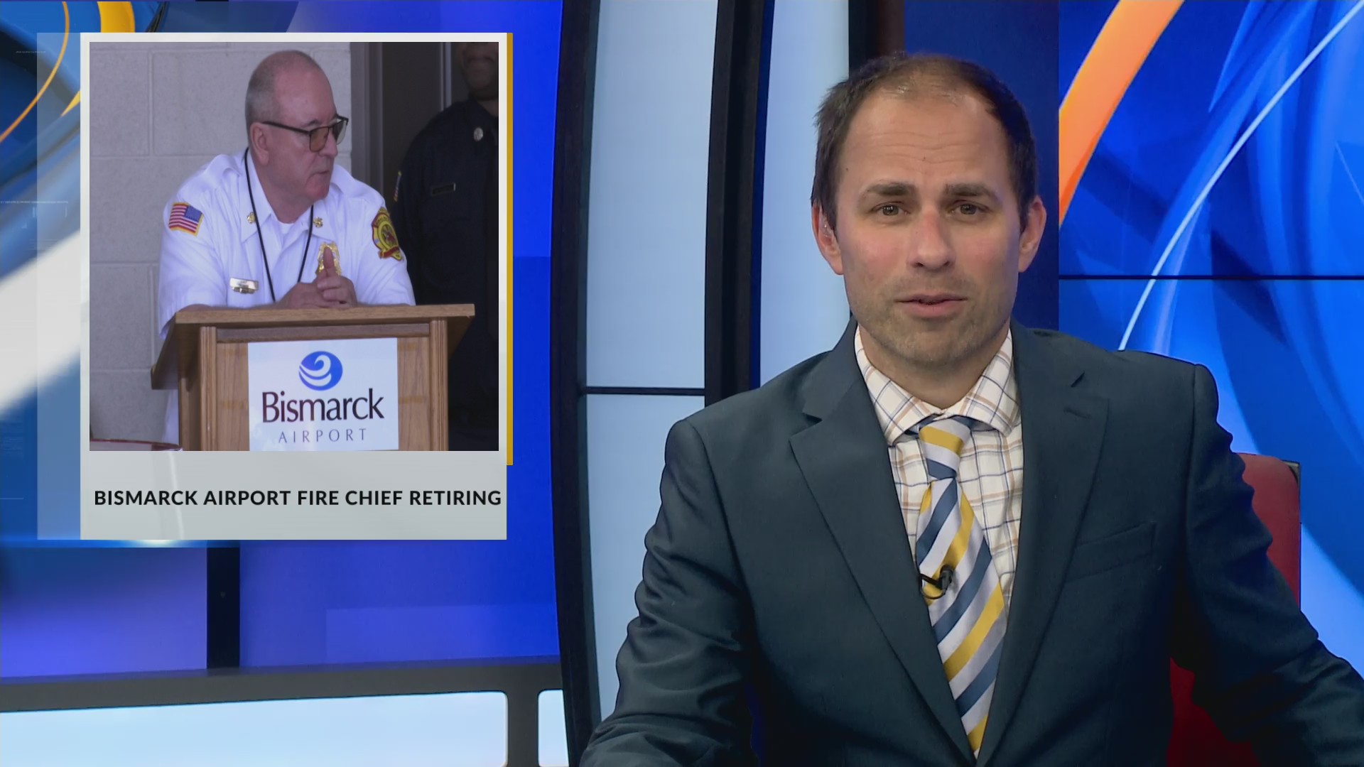 Bismarck Airport Fire Chief celebrates retirement – KX NEWS