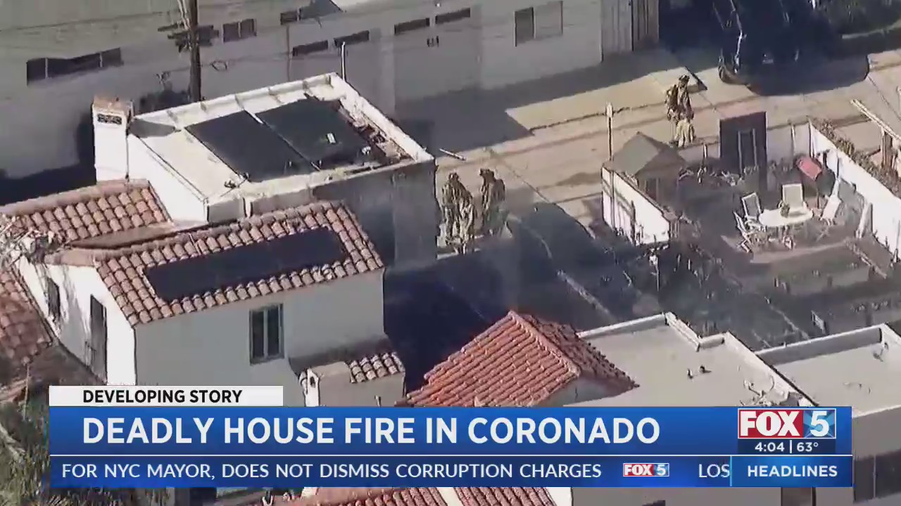 At least one person dead in Coronado house fire: SDFD – FOX 5 San Diego ...
