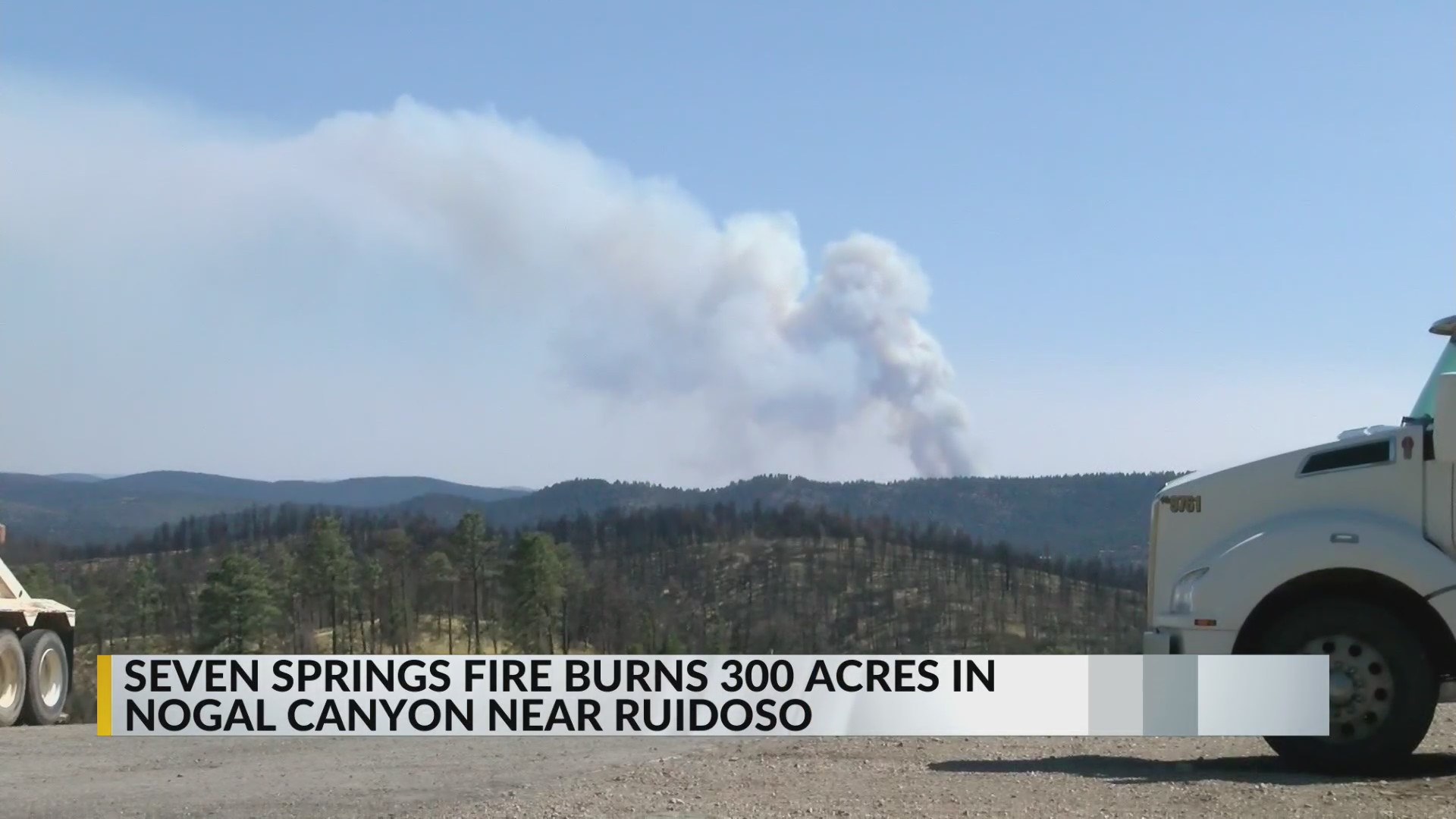 Seven Springs Fire burns on Mescalero Apache Reservation – KRQE NEWS 13 ...