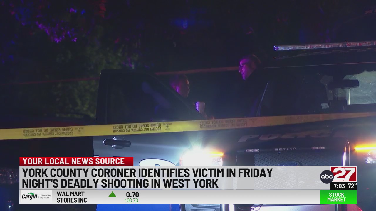 York County coroner identifies victim in Friday night’s deadly shooting ...