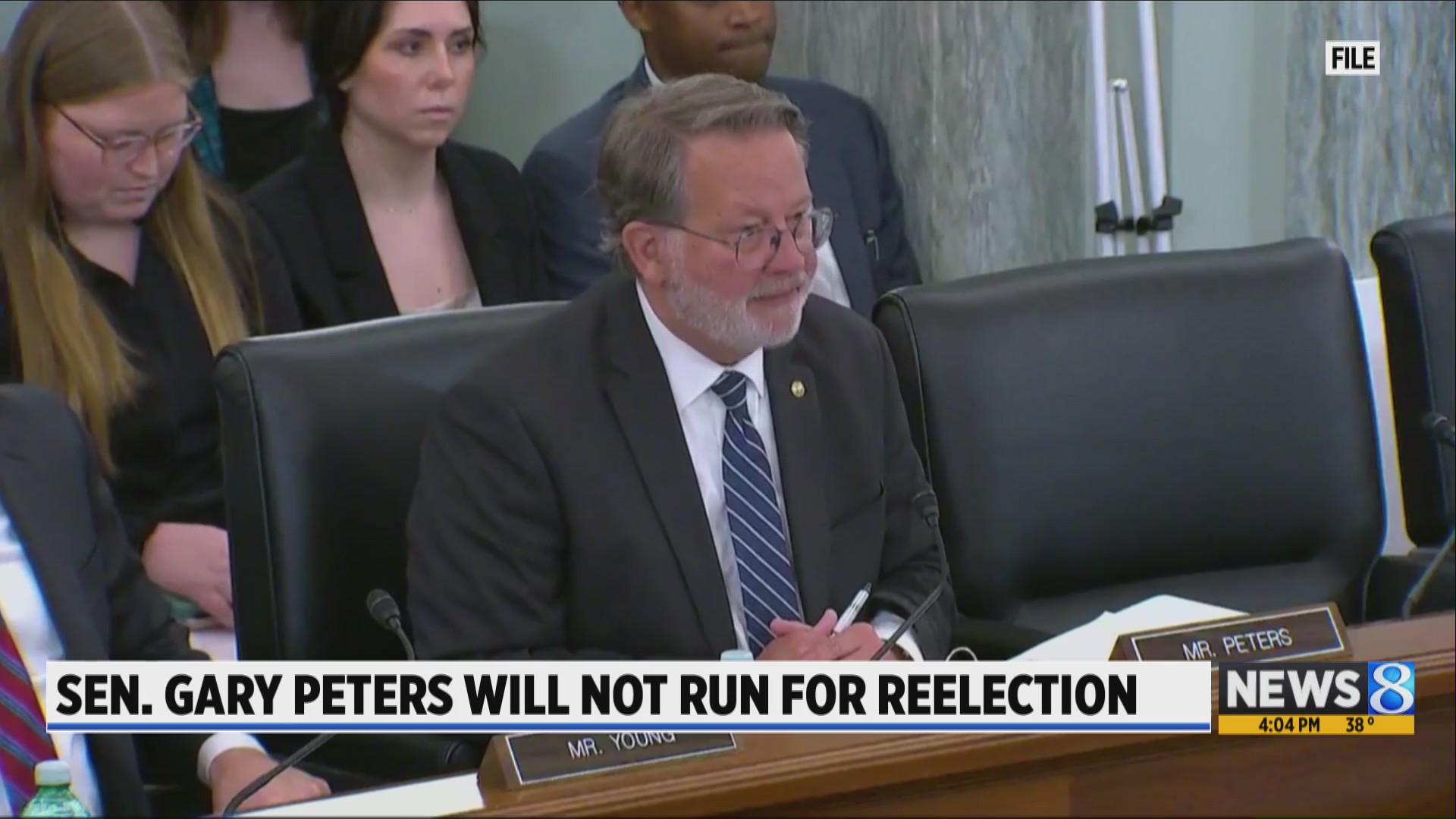 Democratic Sen. Gary Peters will not run for reelection – WOODTV.com