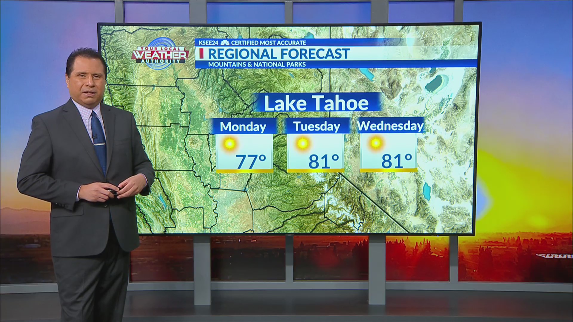 Monday Sierra Forecast – CBS47 and KSEE24 | News from YourCentralValley.com