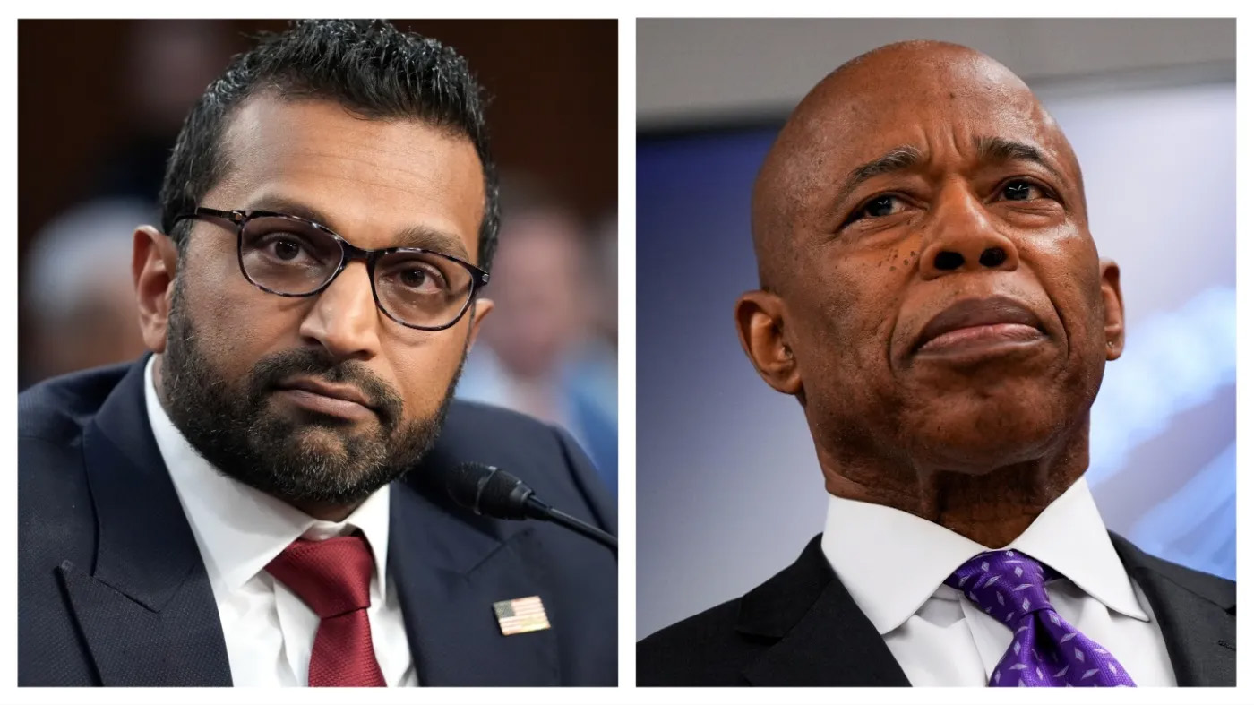 Adams plugs Patel’s book on ‘deep state’ in remarks after charges ...