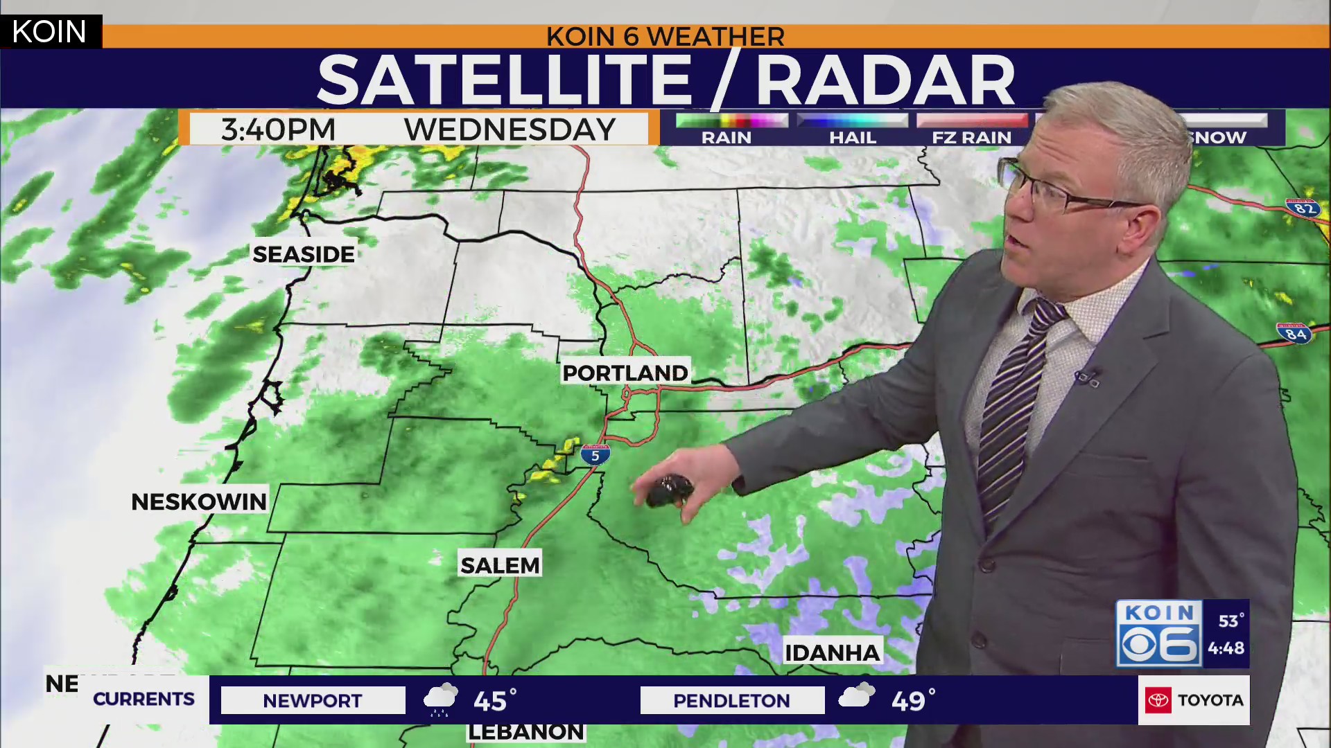 Weather Forecast: Mountain Snow Arriving – KOIN.com