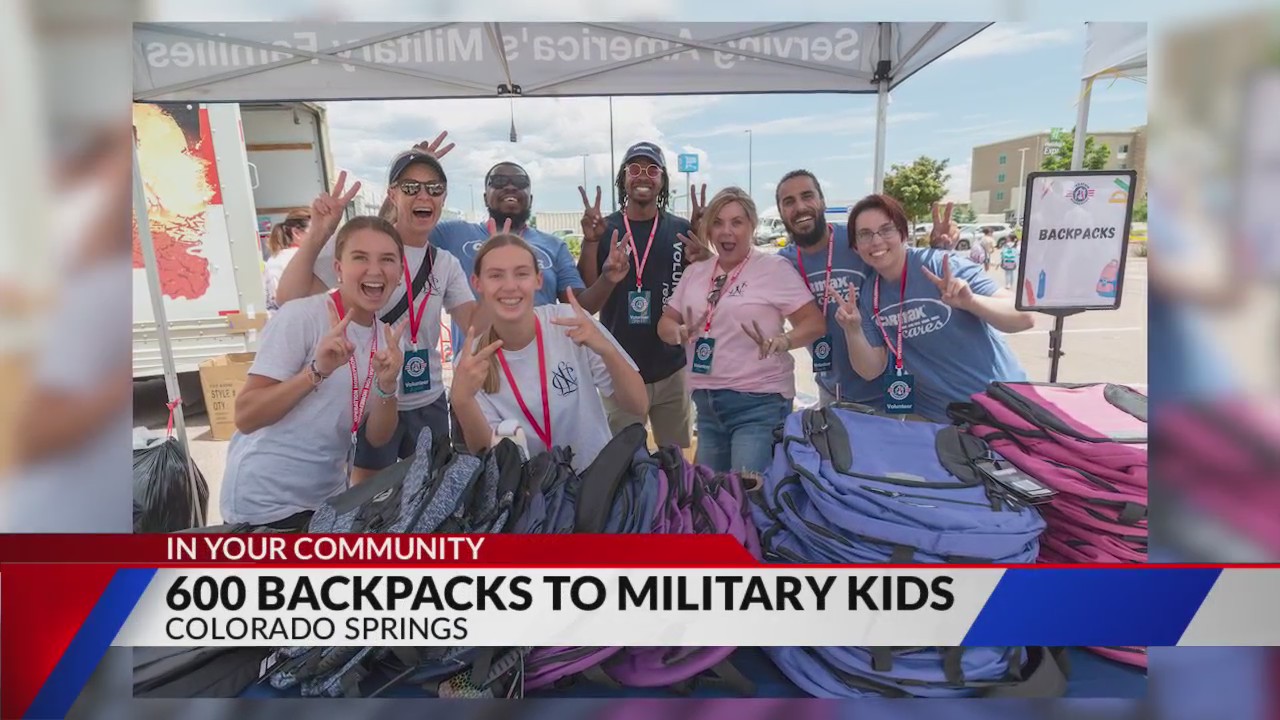 Operation Homefront gives 600 backpacks to military kids – FOX21 News ...
