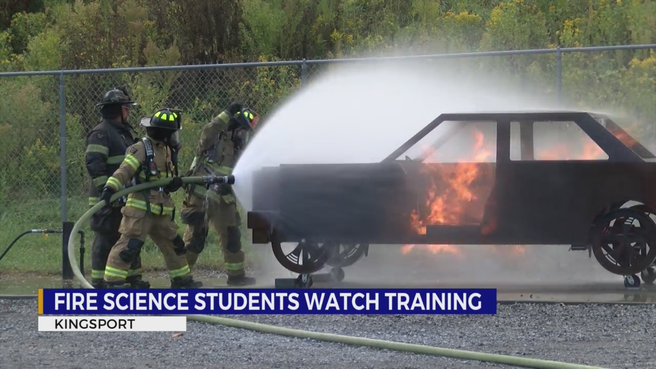 Dobyns-Bennett students observe Kingsport Fire Department training ...