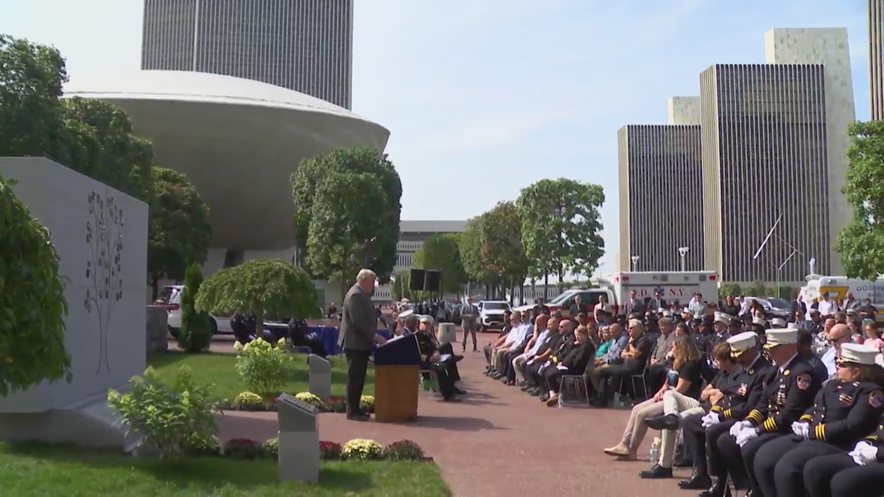 Expanded memorial for fallen EMS workers unveiled – NEWS10 ABC