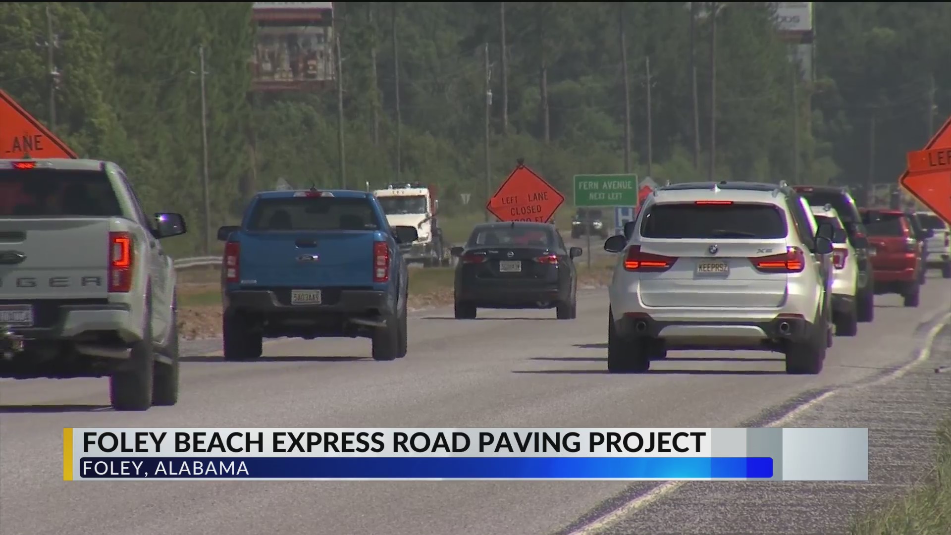 Foley Beach Express paving project underway — what to expect – WKRG News 5