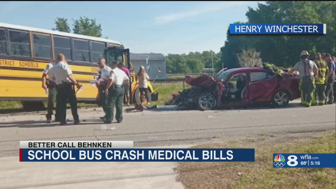 Family of student injured in school bus crash receives medical bills ...