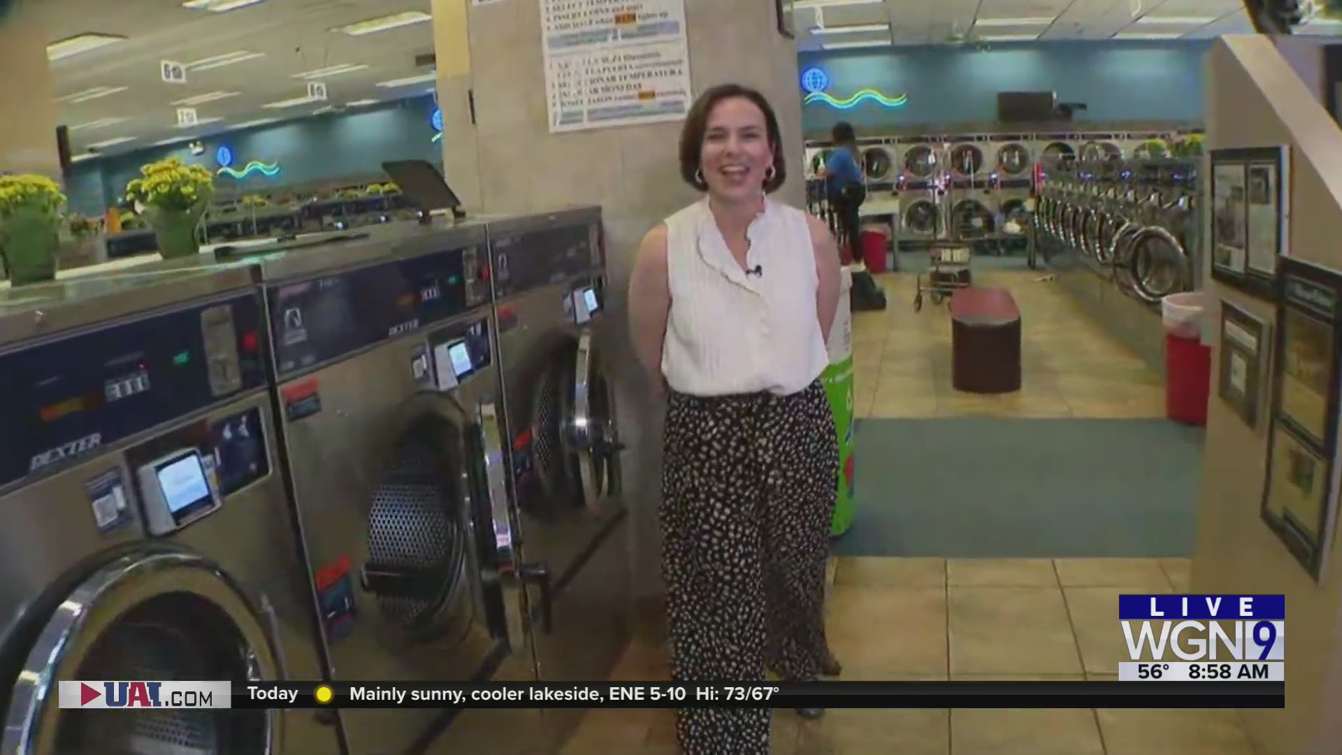 Around Town – World’s Largest Laundromat – WGN-TV