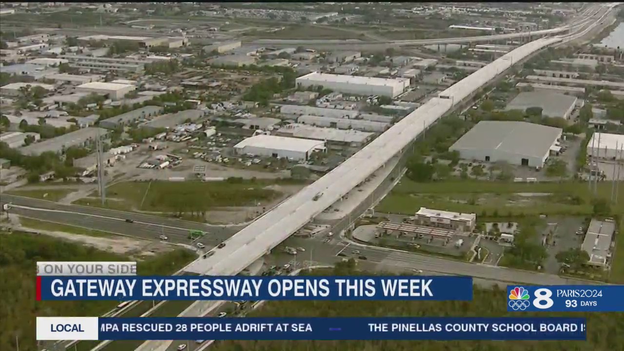 Gateway Expressway in Pinellas County opens Friday – WFLA