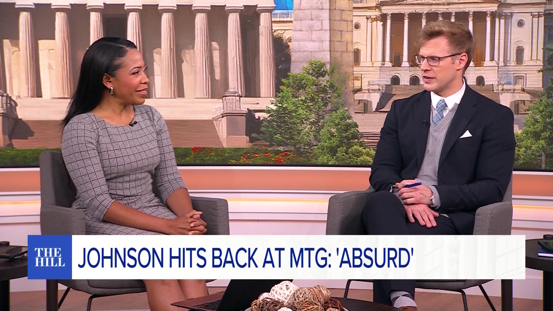 MTG blasts Mike Johnson on Bill Maher over healthcare battle | RISING ...