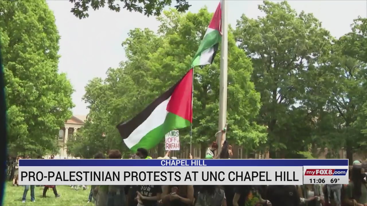 Pro-Palestinian protests held at UNC-Chapel Hill – FOX8 WGHP