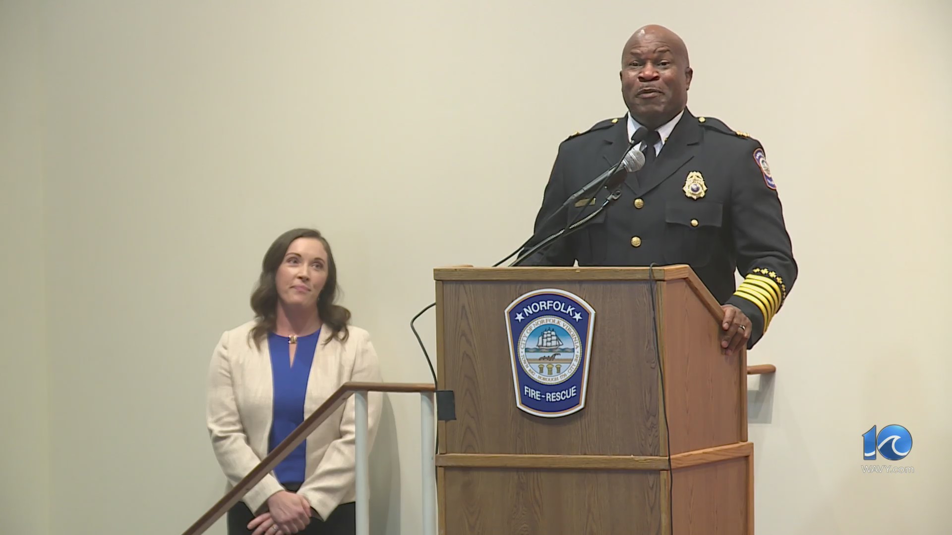 Norfolk makes history with new fire chief – WAVY.com