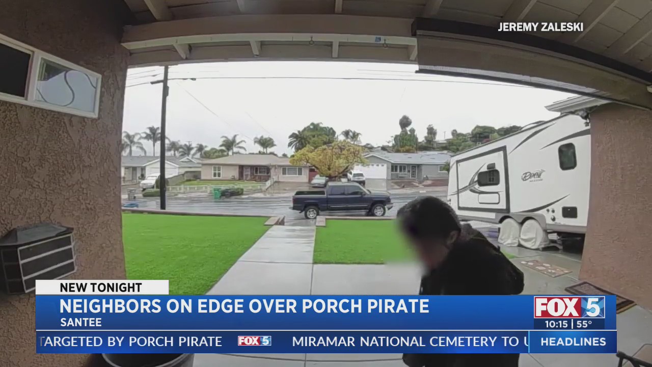 Neighbors on edge over porch pirate – FOX 5 San Diego & KUSI News