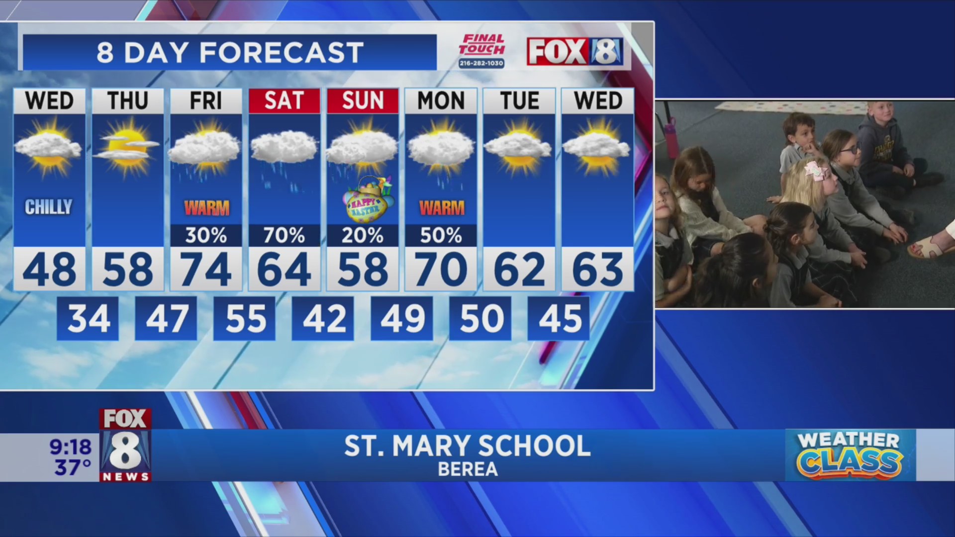 Weather Class: St. Mary School in Berea – Fox 8 Cleveland WJW