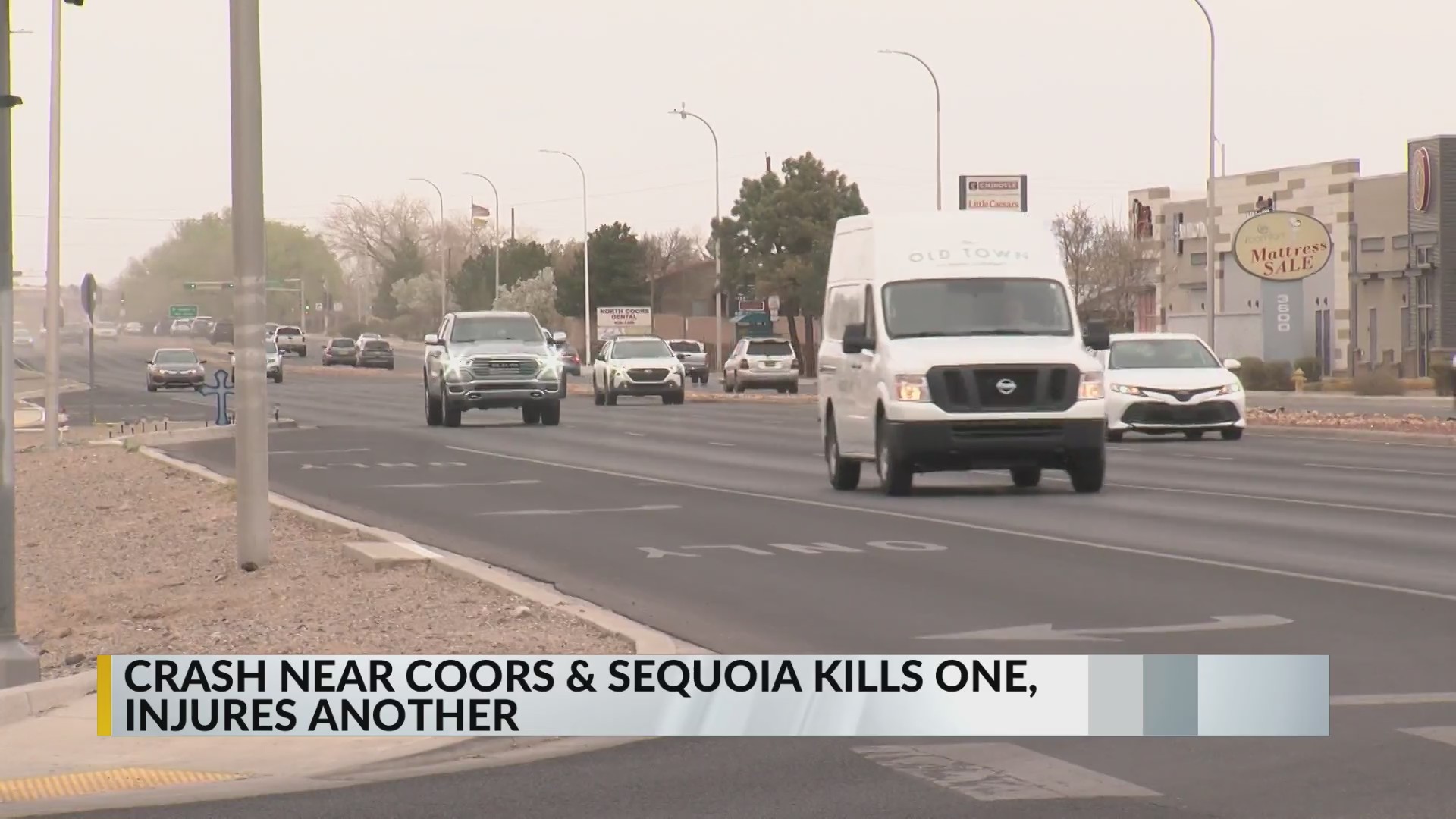 1 dead, 1 injured in Coors and Sequoia crash – KRQE NEWS 13 – Breaking ...