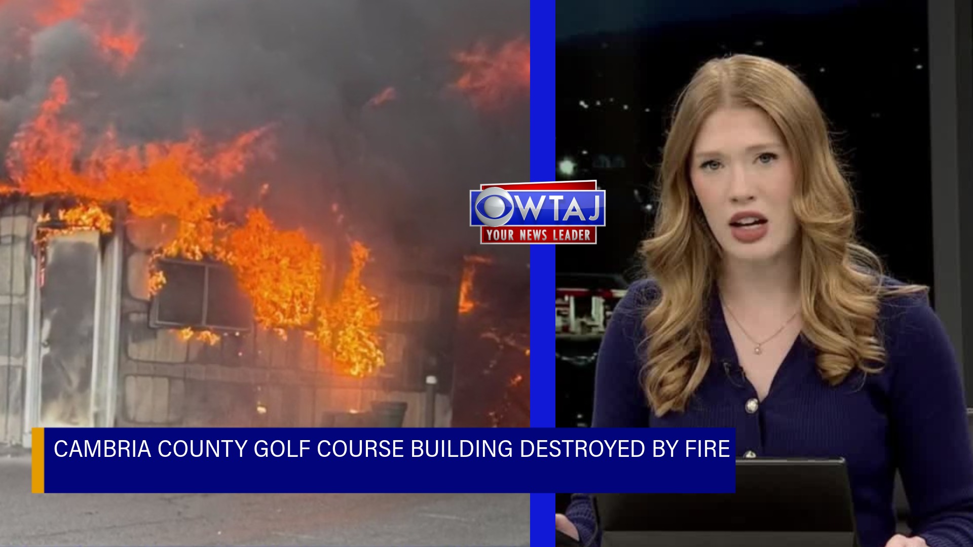 Cambria County golf course building destroyed by fire – WTAJ – www.wtaj.com