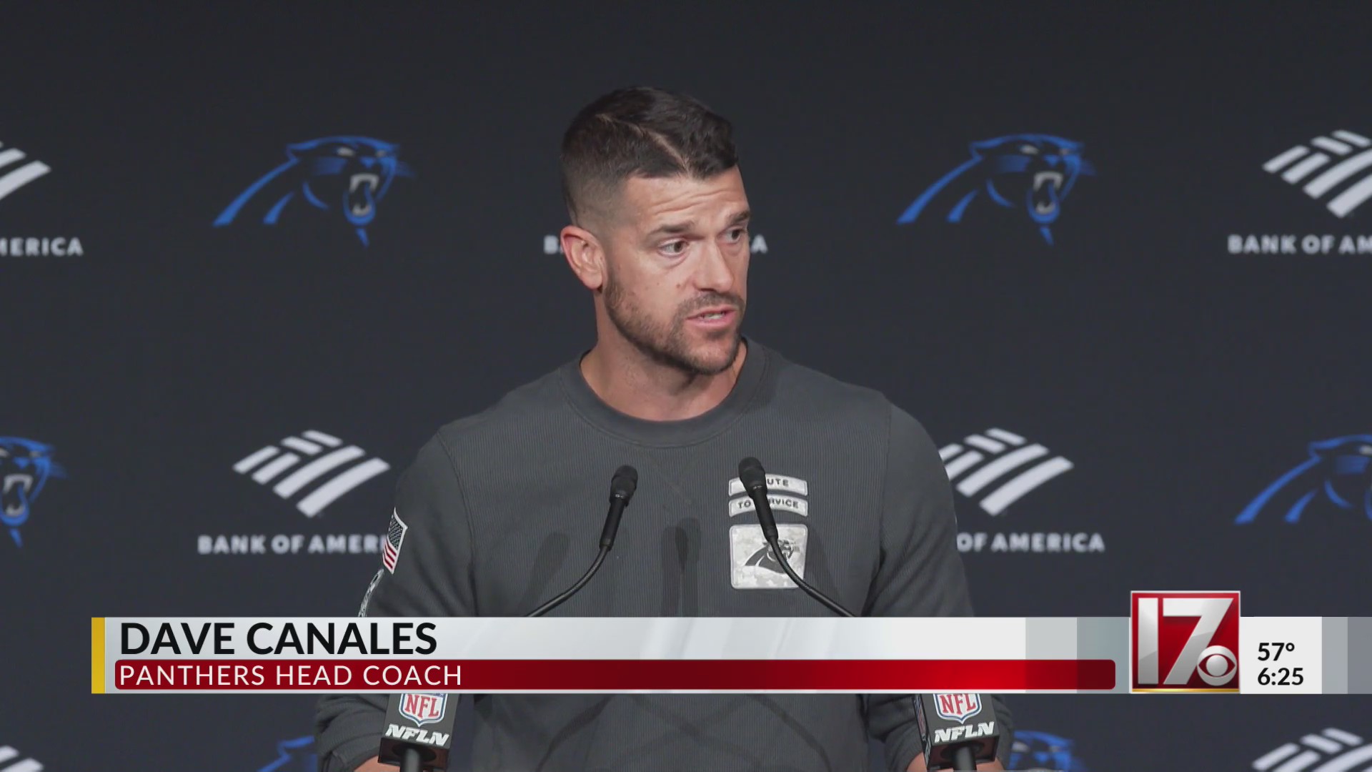 Panthers coach Dave Canales speaks after narrow loss to Chiefs – CBS17.com
