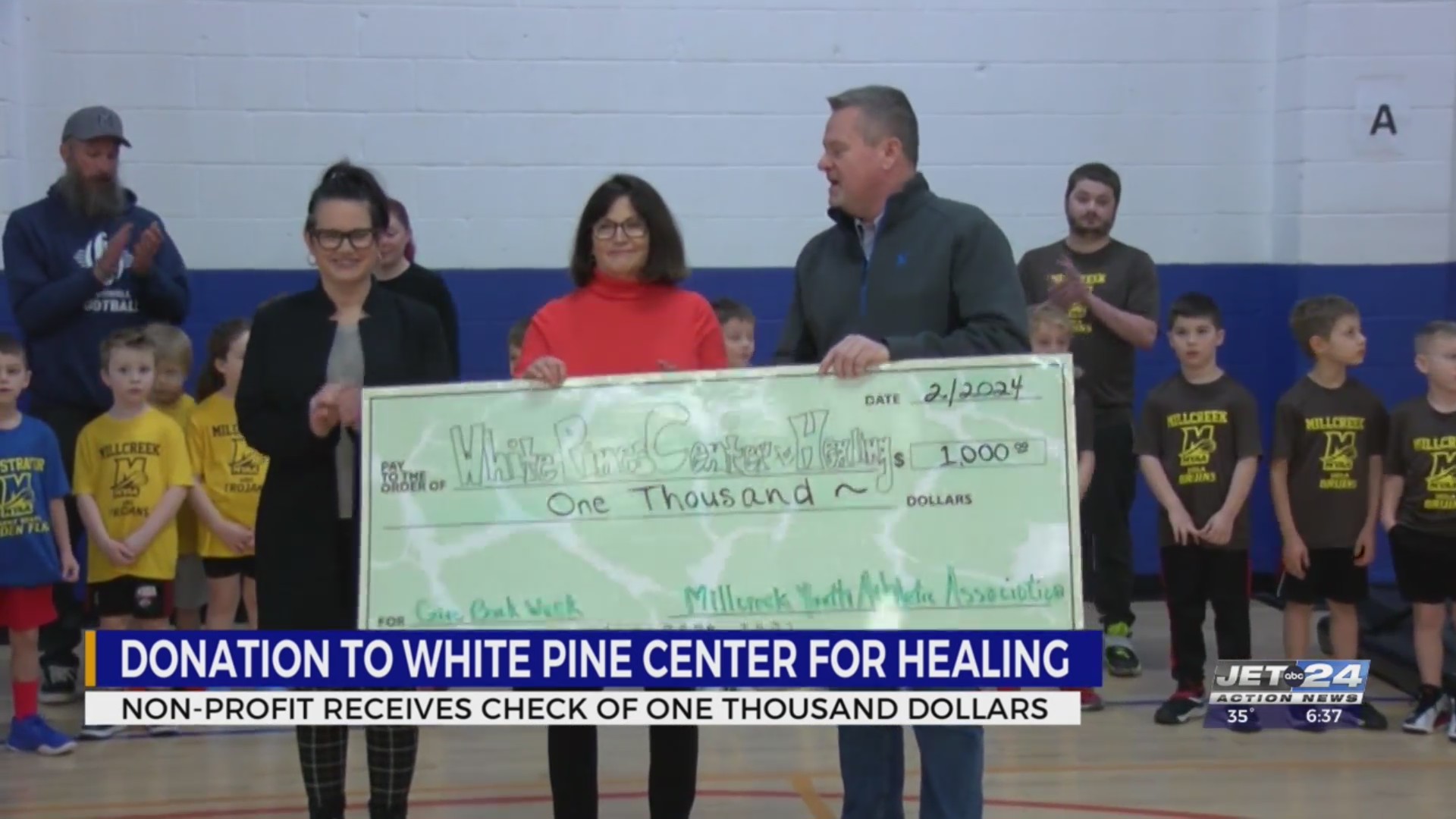 White Pine Center presented with donation from MYAA – WJET/WFXP ...