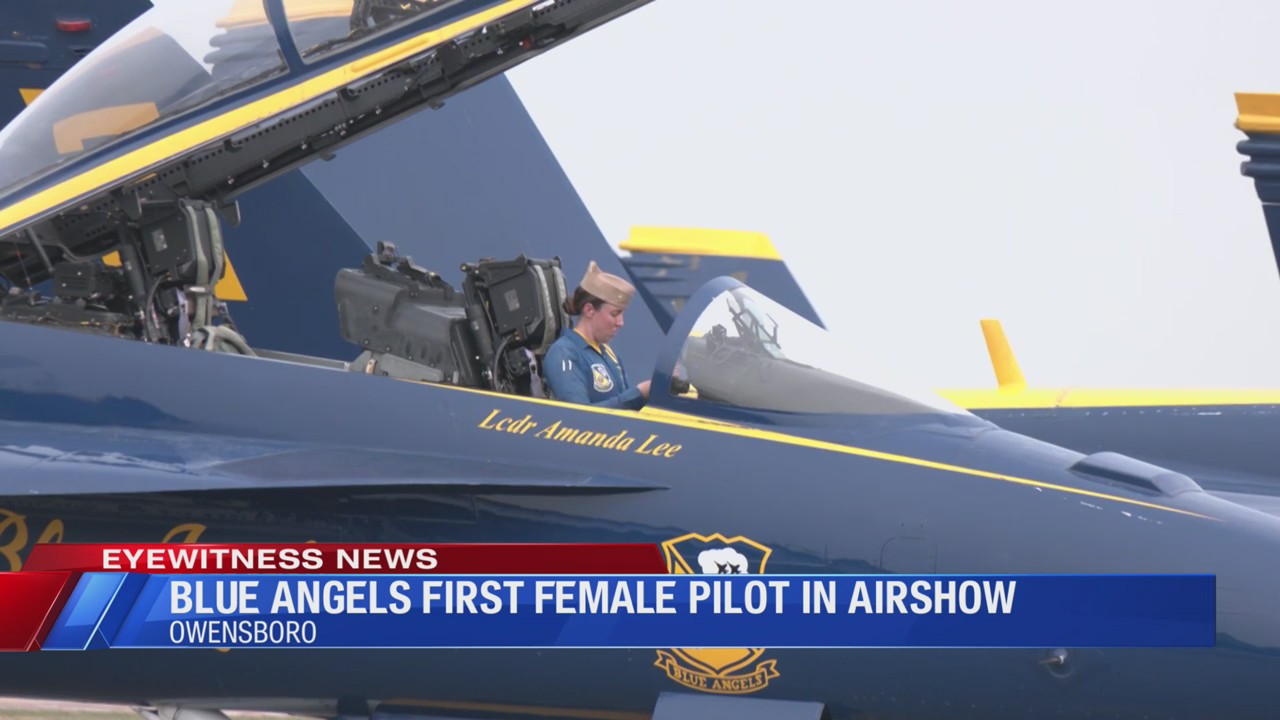 Blue Angels first female pilot in airshow – Eyewitness News (WEHT/WTVW)
