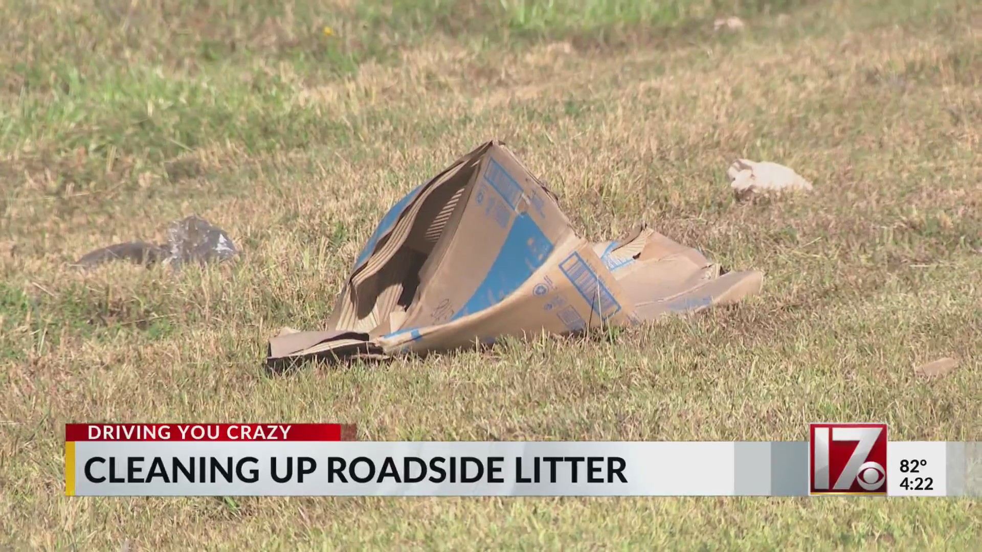 Driving You Crazy: Roadside litter around the Triangle – CBS17.com