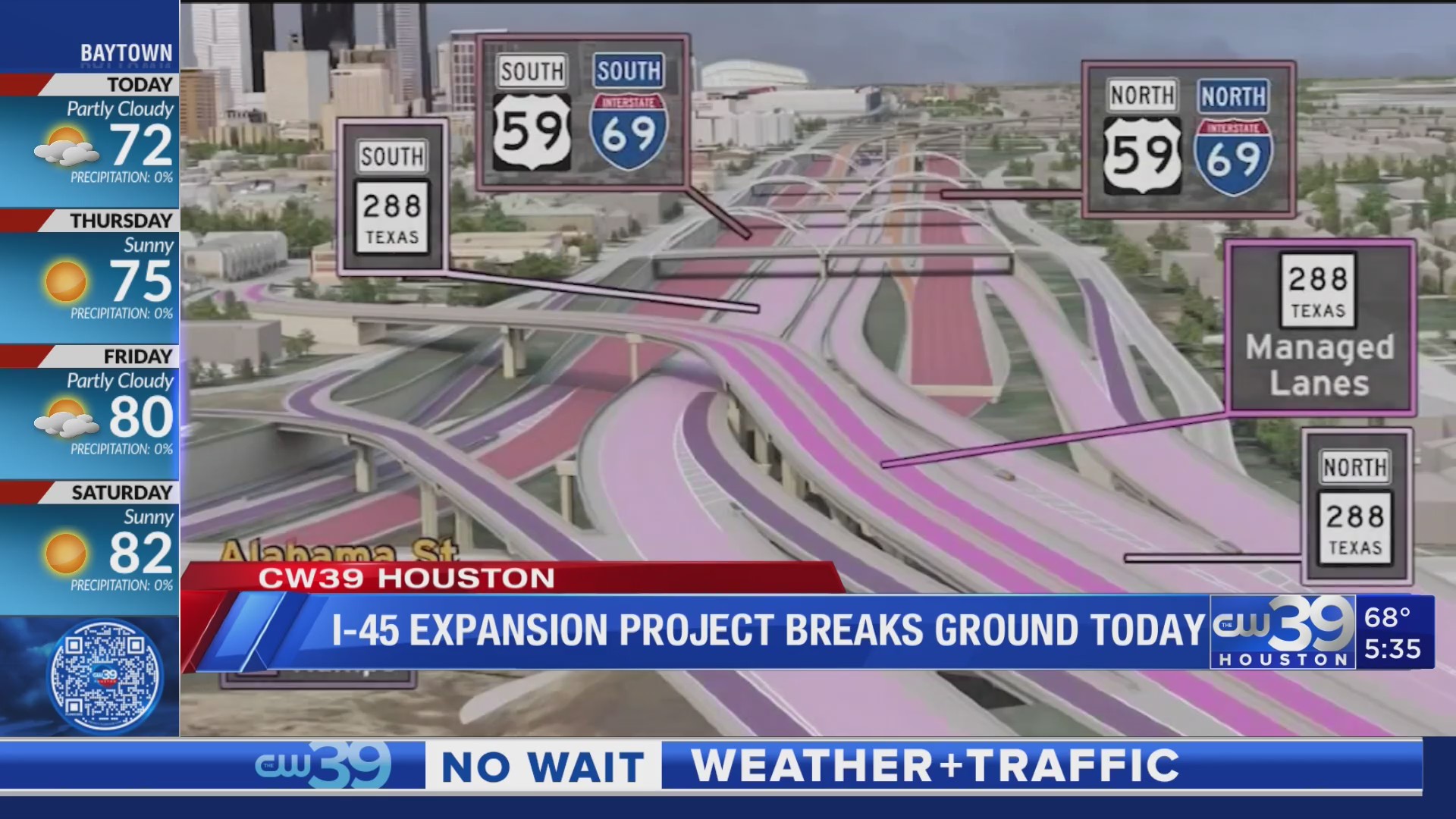 I-45 expansion project breaks ground – CW39 Houston