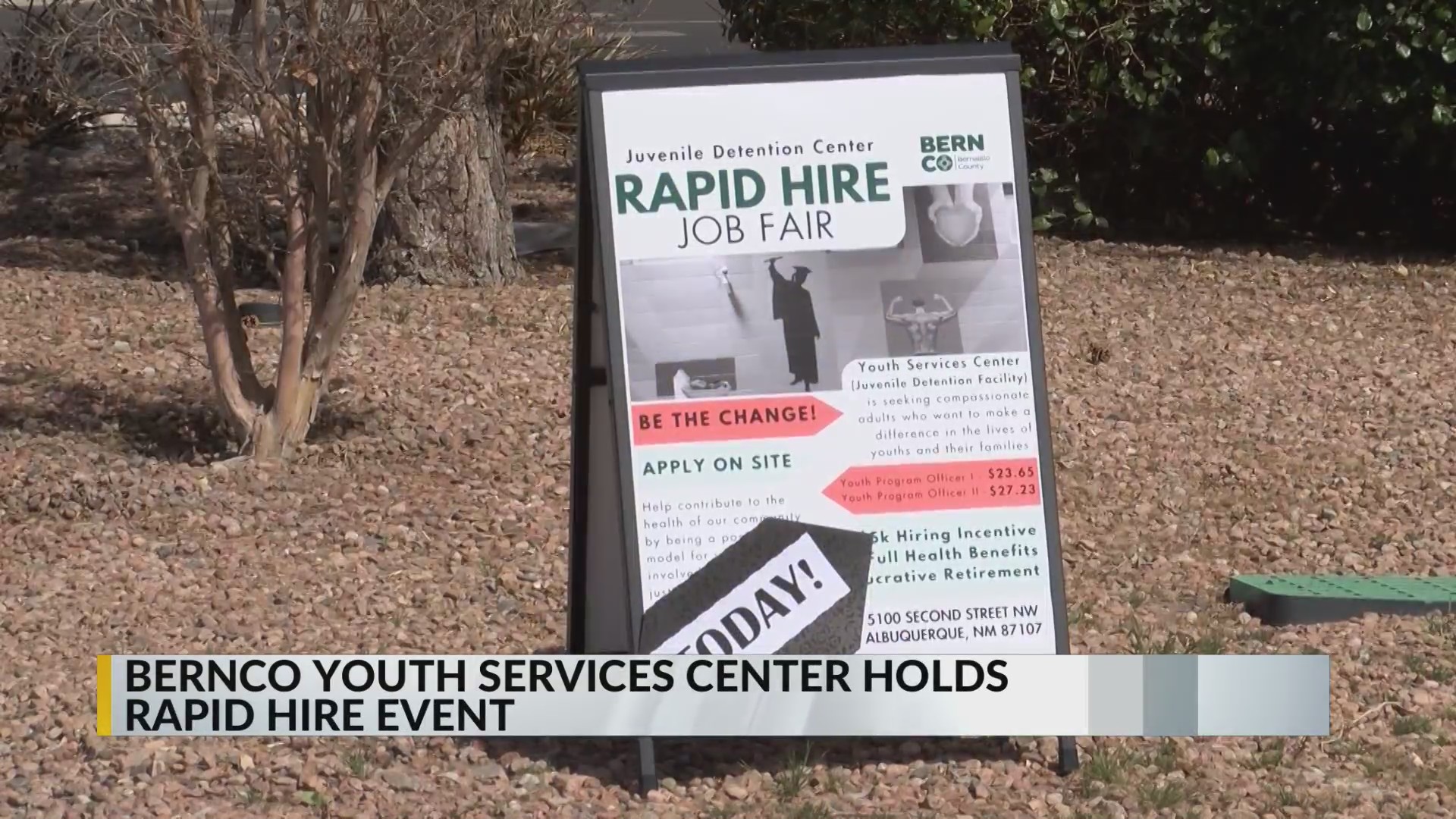 Bernco Youth Services Center holds rapid hire event – KRQE NEWS 13 ...