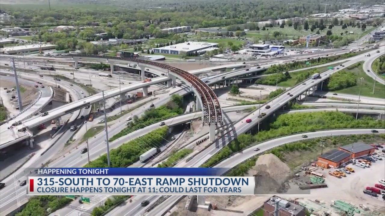 Ramp onto I-70 in Columbus closure for several years starts tonight ...