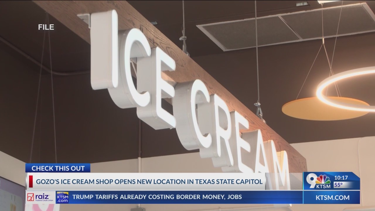 Gozo’s Ice Cream shop opens location in State Capitol – KTSM 9 News